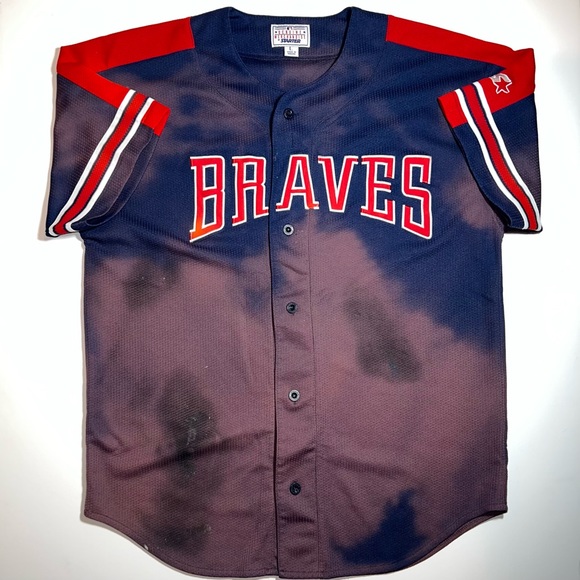 STARTER | Shirts | Atlanta Braves Starter Baseball Jersey Mens Large ...